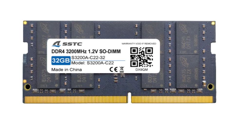 SSTC DDR4 SO-DIMMM 3200MHz-1.2V 8GB/16GB/32GB – SSTC Technology Inc.